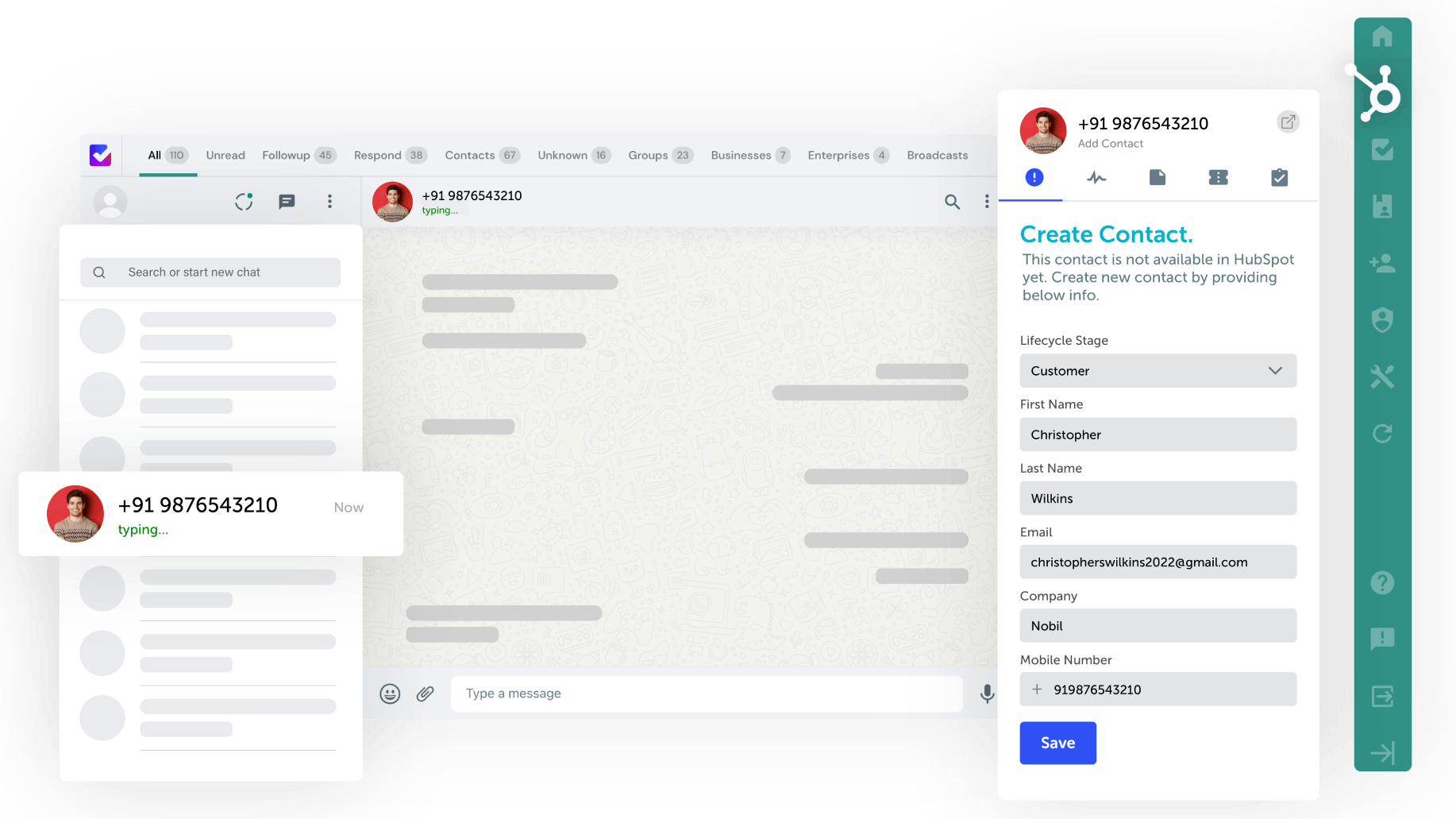 Vepaar: WhatsApp Integration HubSpot Integration | Connect Them Today Vepaar: WhatsApp Integration HubSpot Integration | Connect Them Today